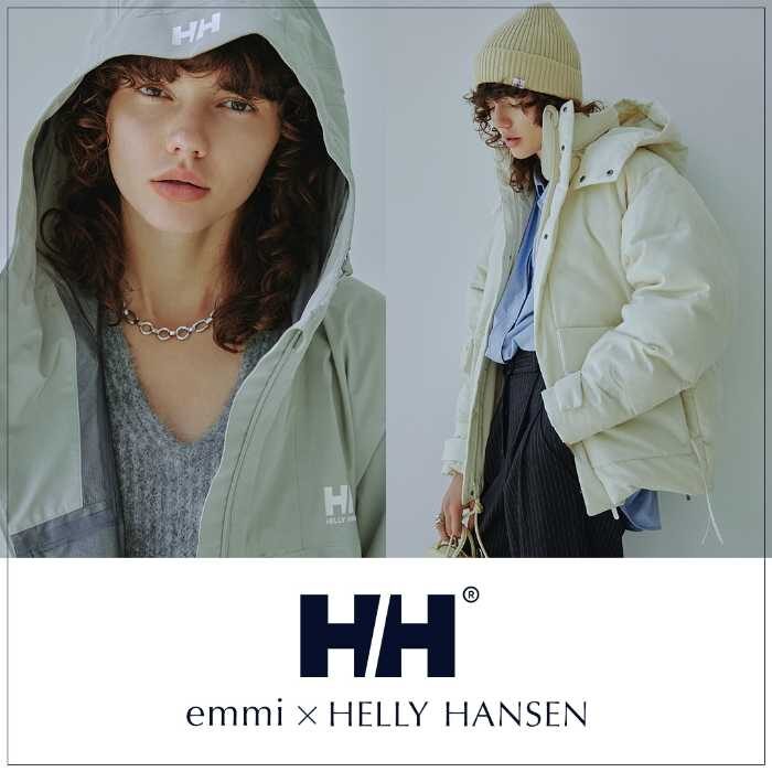 【emmi】HELLY HANSENとのコラボ第3弾☆アウターコレクションを発売：cocotte