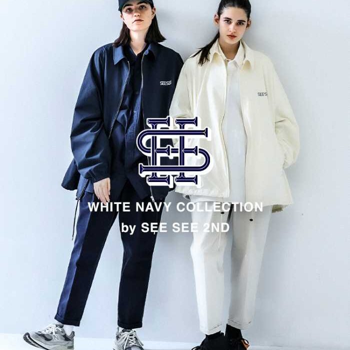 ホワイトとネイビーを基調としたSEE SEEのコレクション第2弾が登場♡：cocotte
