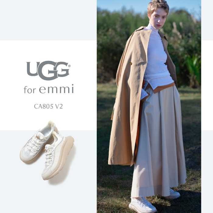 【emmi×UGG】快適な履き心地で大人気の“CA805 V2”がベージュカラーで別注♪：cocotte