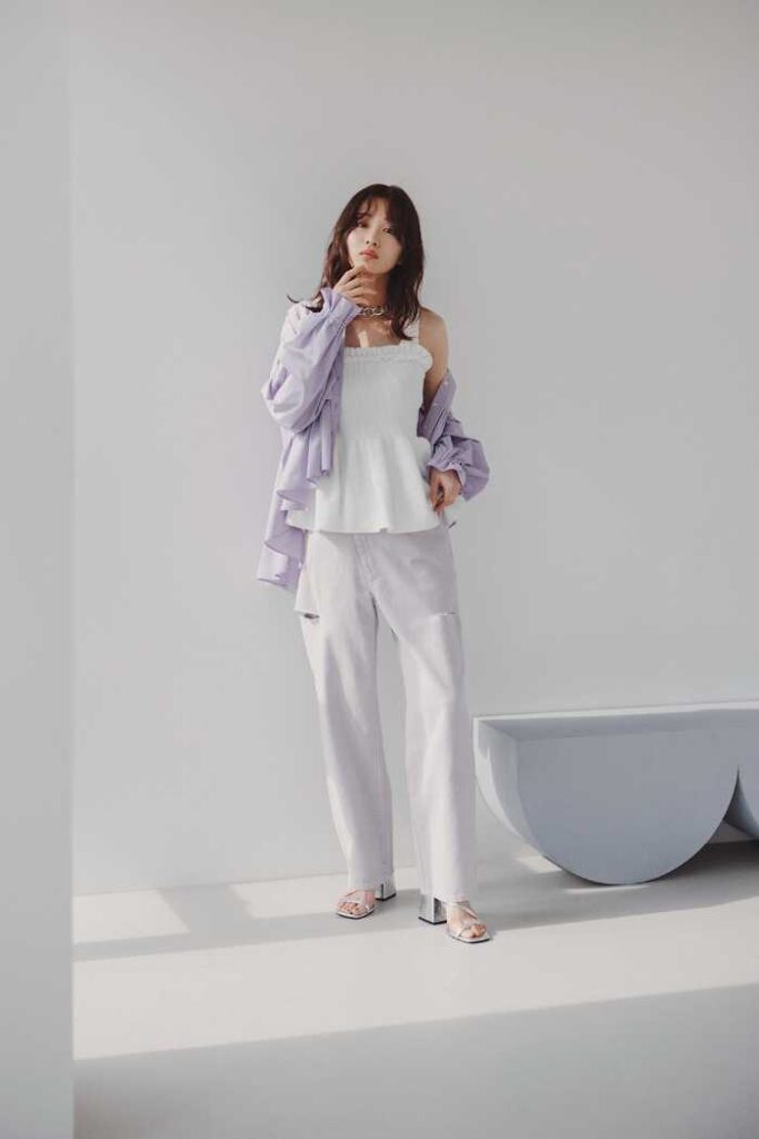 【COCO DEAL】岡崎紗絵が着こなす夏の新作アイテムが登場♡ビジュアルも公開：cocotte